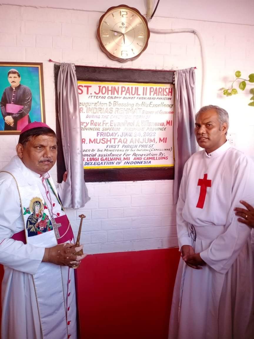 Dijkot Centre upgrades to Parish Level by Bishop Indrias Rehmat ...