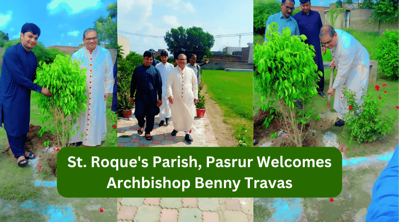 St. Roque's Parish, Pasrur Welcomes Archbishop Benny Travas